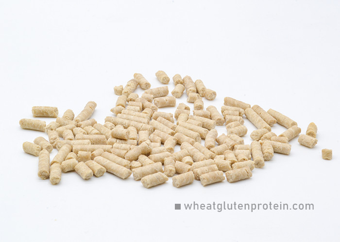 4mm Diameter Wheat Gluten Pellet Protein For Aquaculture Feedstuff